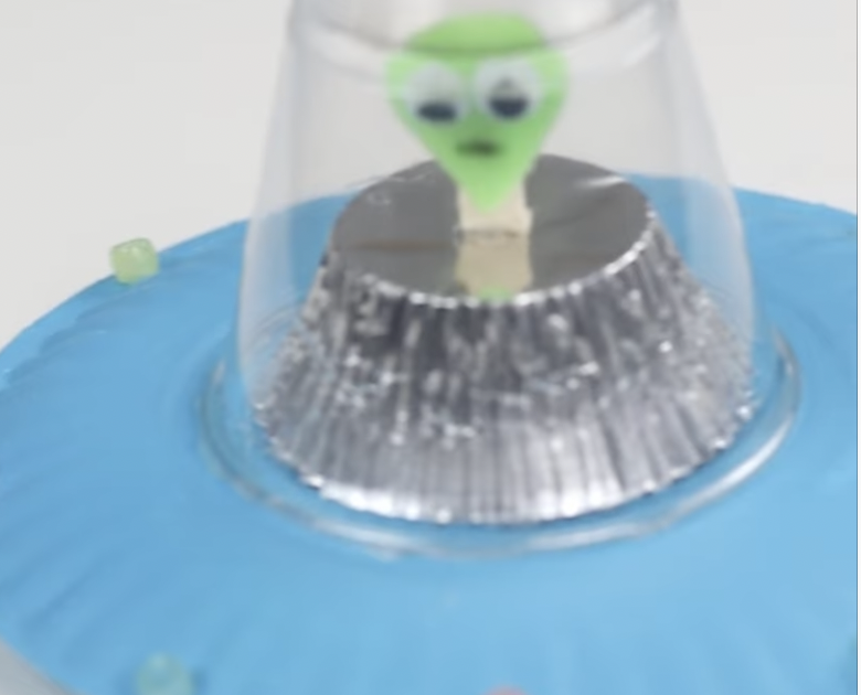 Craft: Paper Plate Alien Spaceship - Kids 'R' Kids