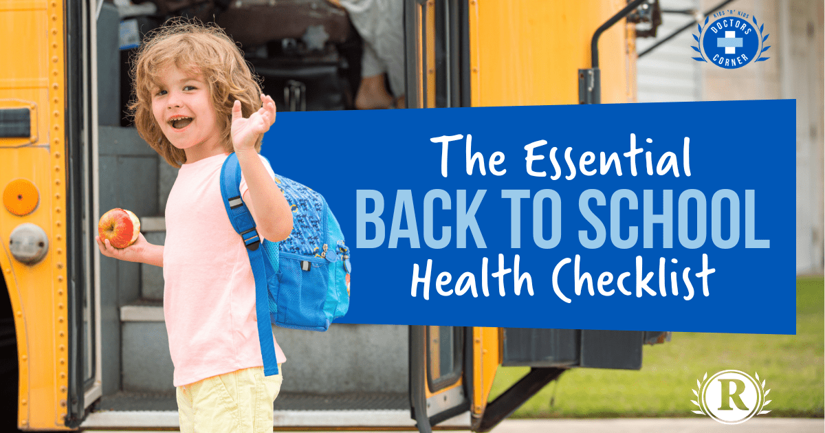 The Essential Back to School Health Checklist - Kids 'R' Kids